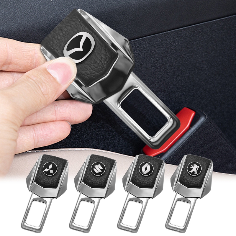 1pcs/2pcs High-end Car Seat Belt Buckle Metal Car Safety Belt Warning ...