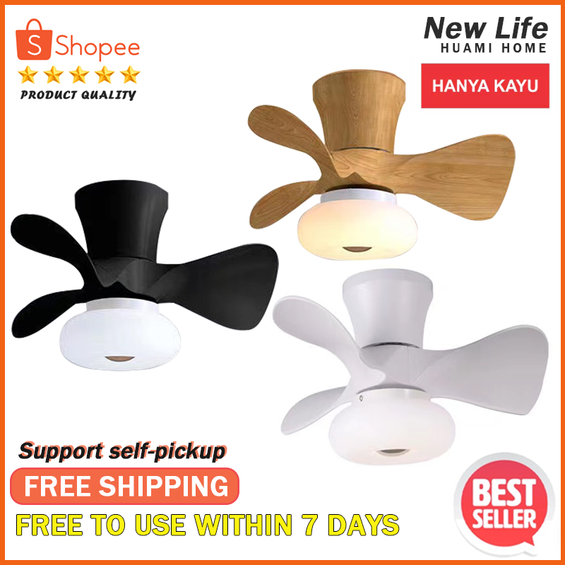 24-32 inch DC Ceiling Fan Fake Ceiling Lamp LED Remote Control Fan ...