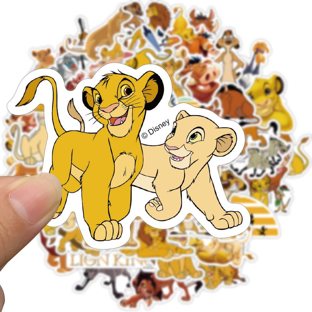 [Large Stickers]50PCS The Lion King Simba Movie Stickers Anime Decal ...