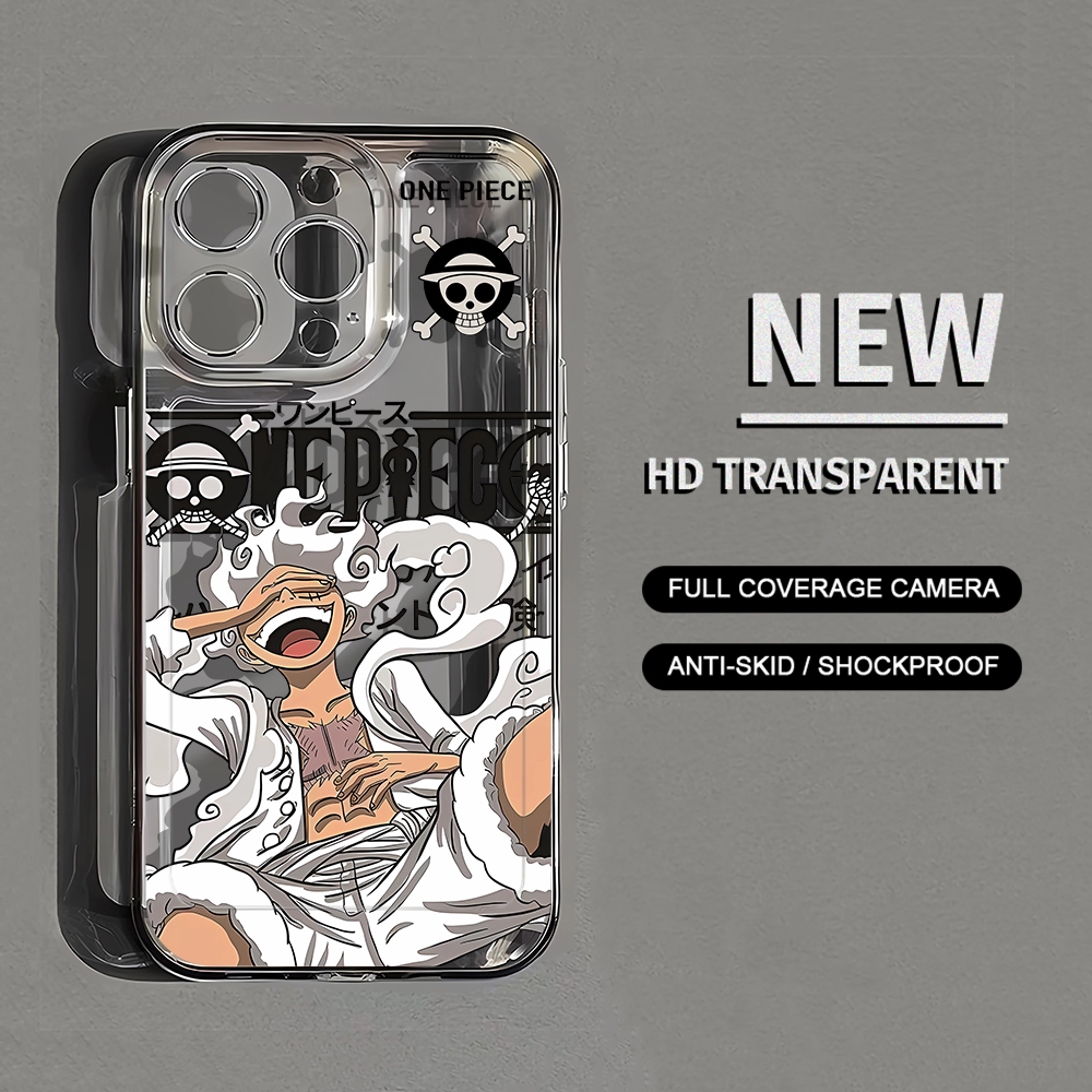 ONE PIECE Case iPhone for 15 / 14 / 13 / 12 / 11 Promax HD Transparent ...