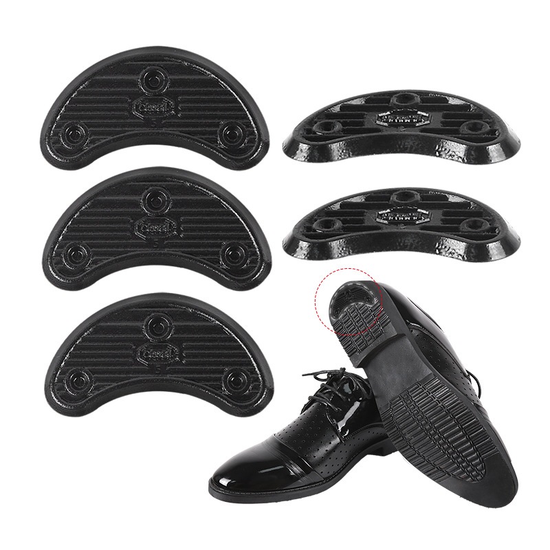 1Pair Black Non Slip Rubber Shoes Heels Guard Stickers Anti Slip Shoes ...