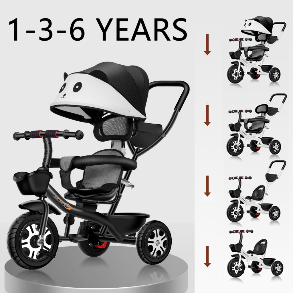 Children's Tricycle 1-3-6 years old girl boy baby stroller bicycle ...