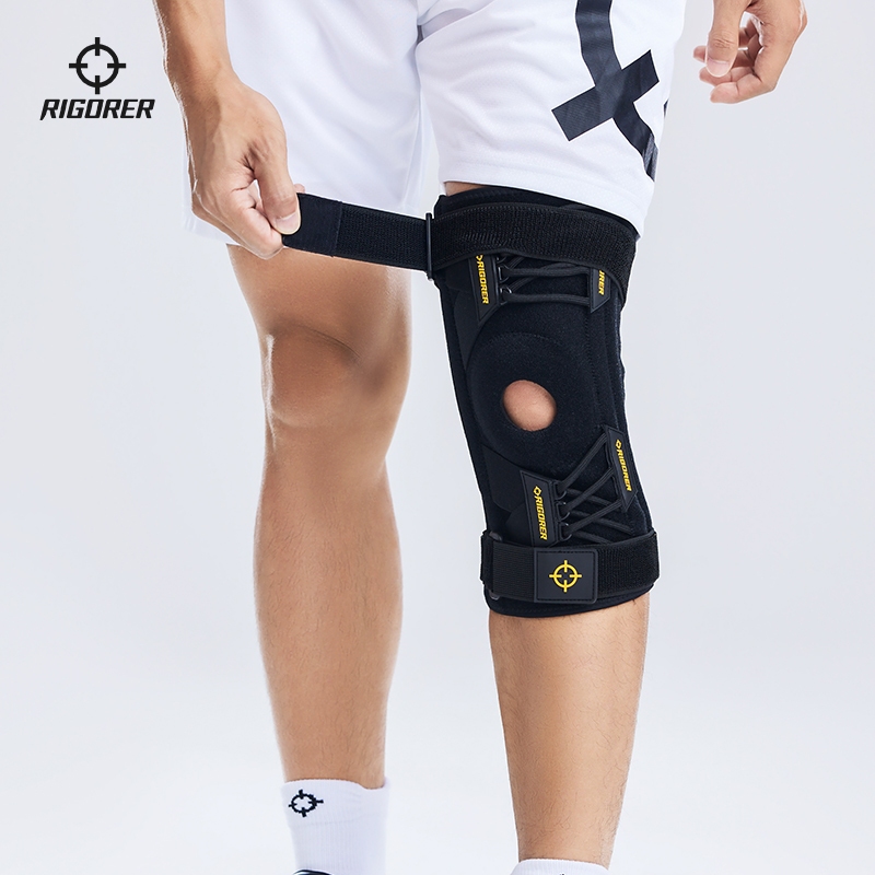 RIGORER Sports Knee Brace for Basketball 1PCS High Elasticity Knee ...