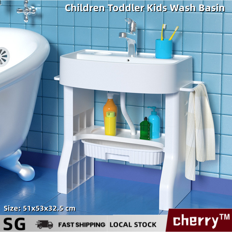 [SG stock]cherry™ Children Toddler Kids Wash Basin / Sink / Water Sink ...