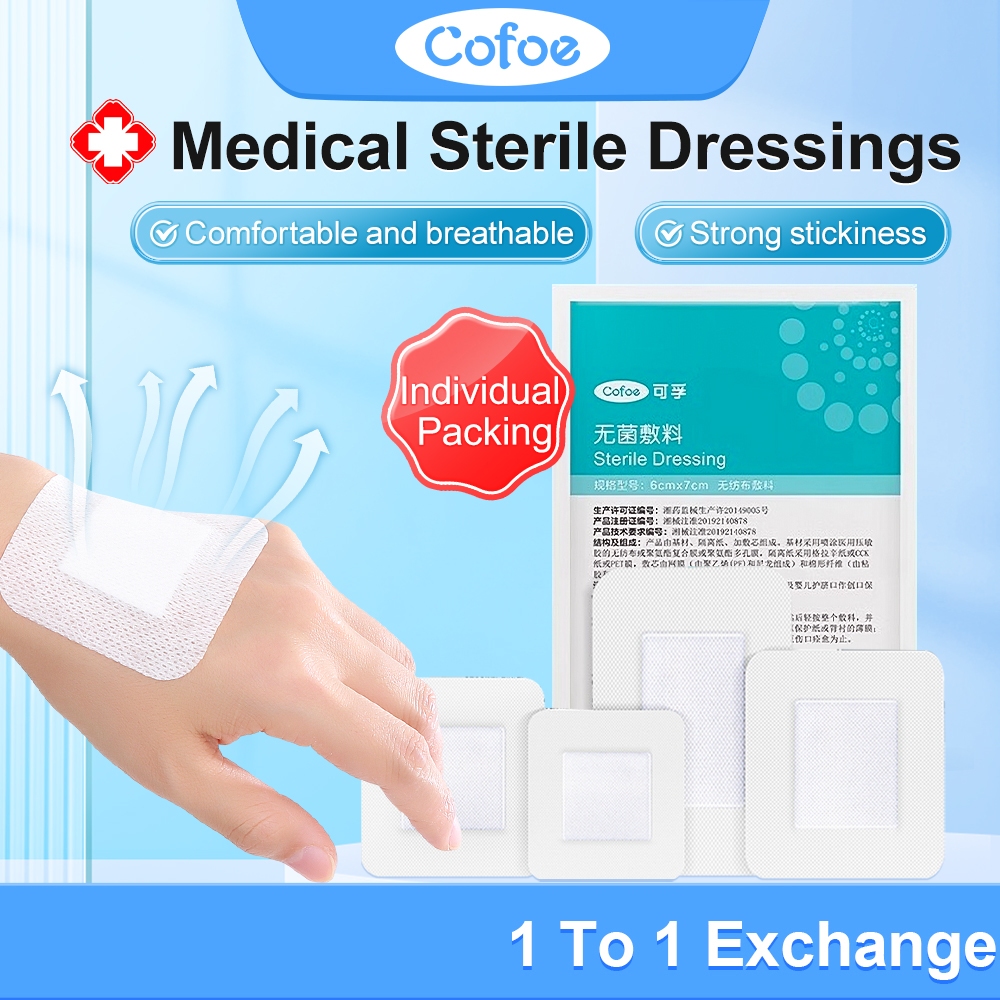 Cofoe Medical Adhesive Wound Dressing Hypoallergenic Non-woven Band Aid ...