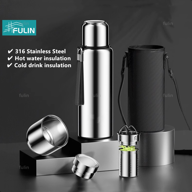 316 Stainless Steel Vacuum Flask Portable Sports Thermos Cup Tea Coffee Cold Drink Thermal Bottle Keep Cold Hot Water Bottle Shopee Singapore