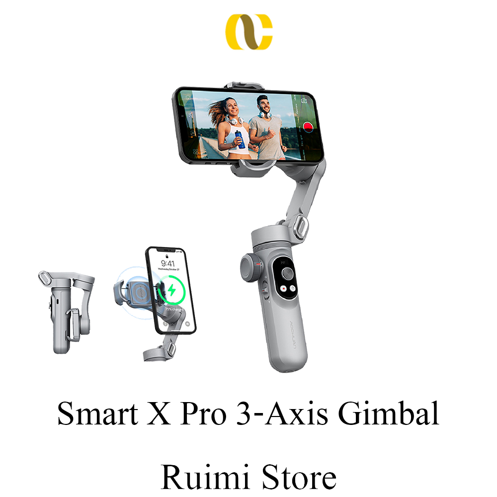 AOCHUAN Smart XPro 3-Axis Foldable Handheld Gimbal Stabilizer With Fill ...