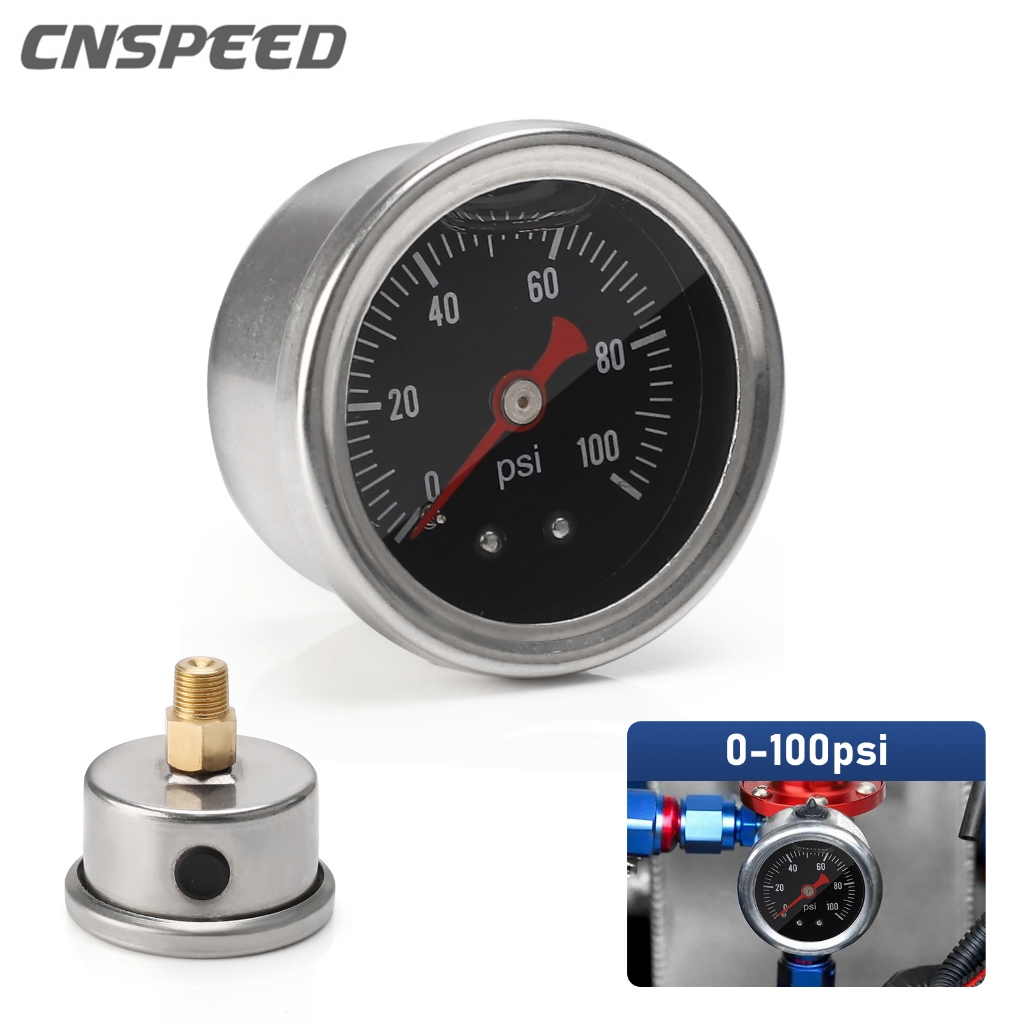 Car Fuel Oil Pressure Liquid Filled Gauge for Fuel Pressure Regulator ...