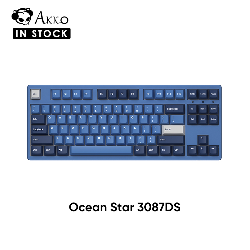 Akko Ocean Star 3087 DS Wired Mechanical Gaming Keyboard with Cherry ...
