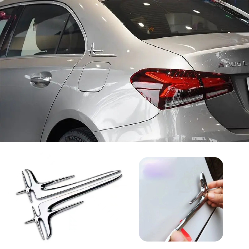 Car Decoration Sticker 3D Car Logo Sticker Metal Side Logo Personalized ...
