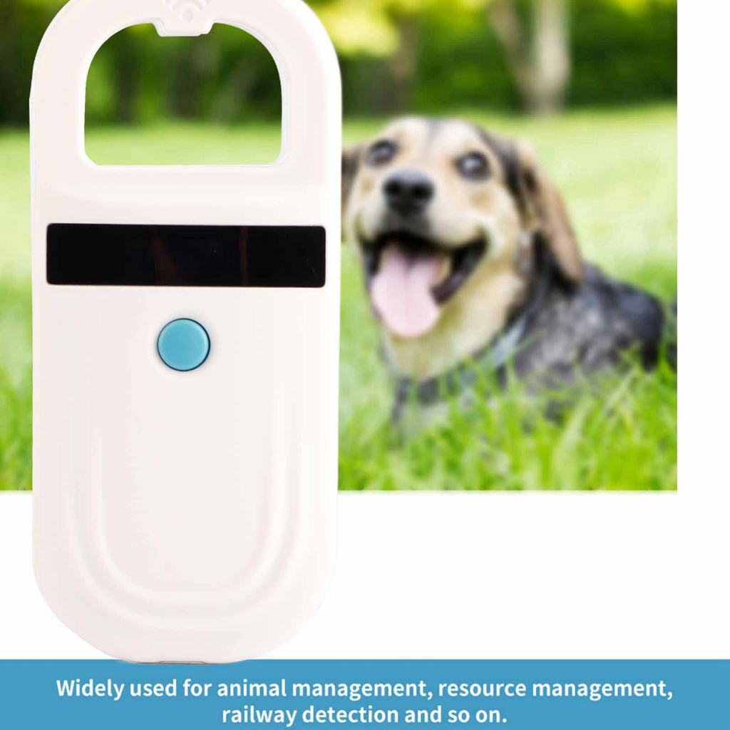 RFID Animal Chip Dog Reader Microchip Handheld Pet Scanner 134.2 ...