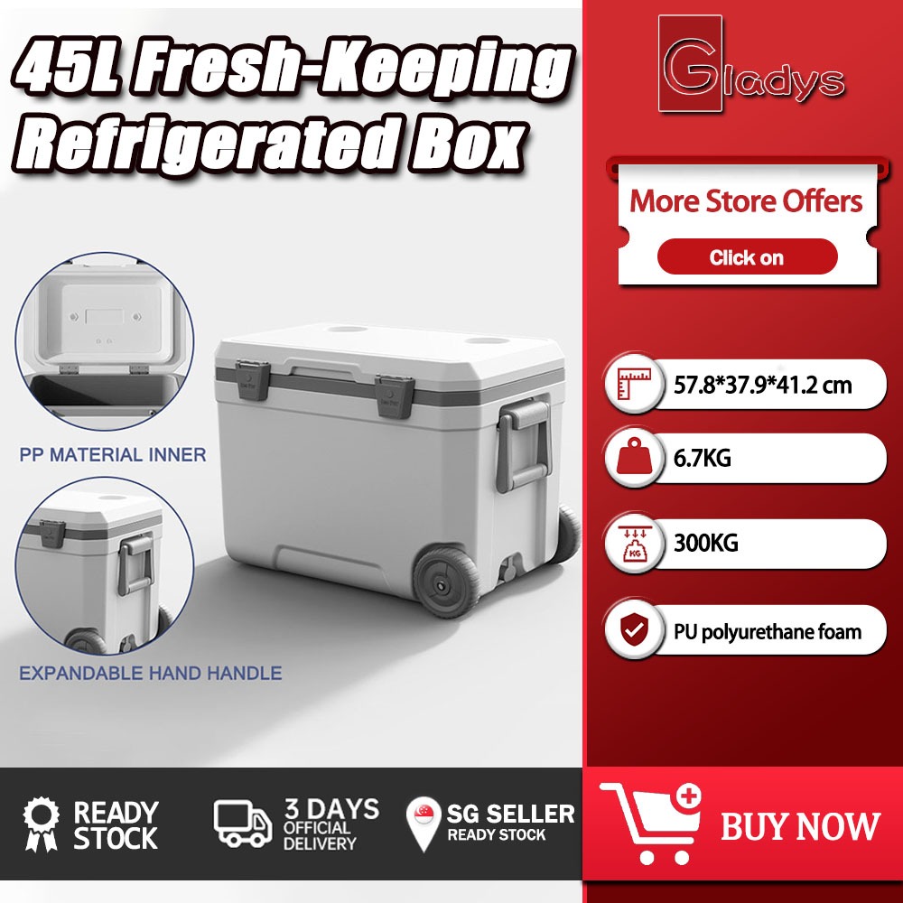 【SG】 Ice Cooler Box Outdoor Camping Cooler Box Outdoor Incubator ...