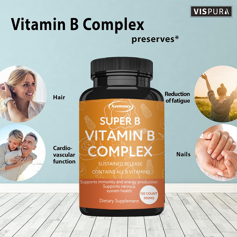 Xemenry Super B Vitamin B Complex Sustained Release Capsules | Shopee ...