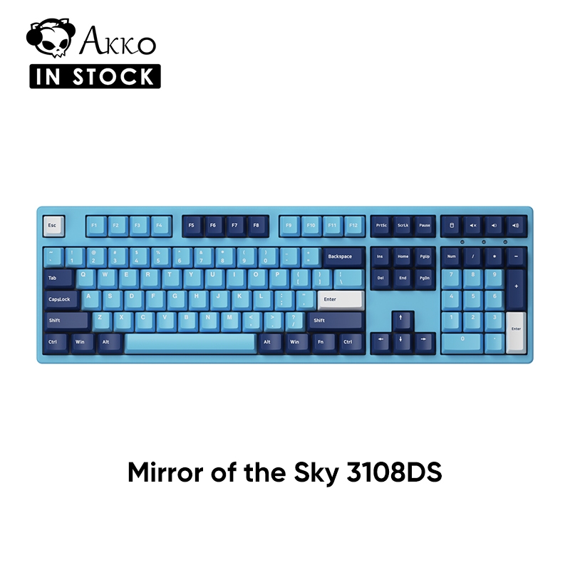 Akko Mirror of the Sky 3108DS Wired Mechanical Keyboard, Full-size ...