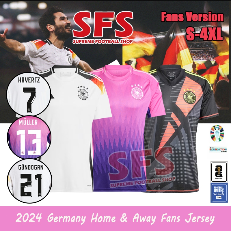 SFS 2024 EURO Germany Football Soccer Jersey Fans Version S-4XL ...