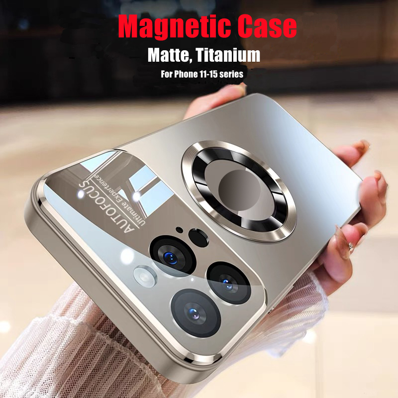 Magnetic Hard case for iPhone 15 PRO MAX 16 PRO MAX 14 13 12 PRO 15 ...