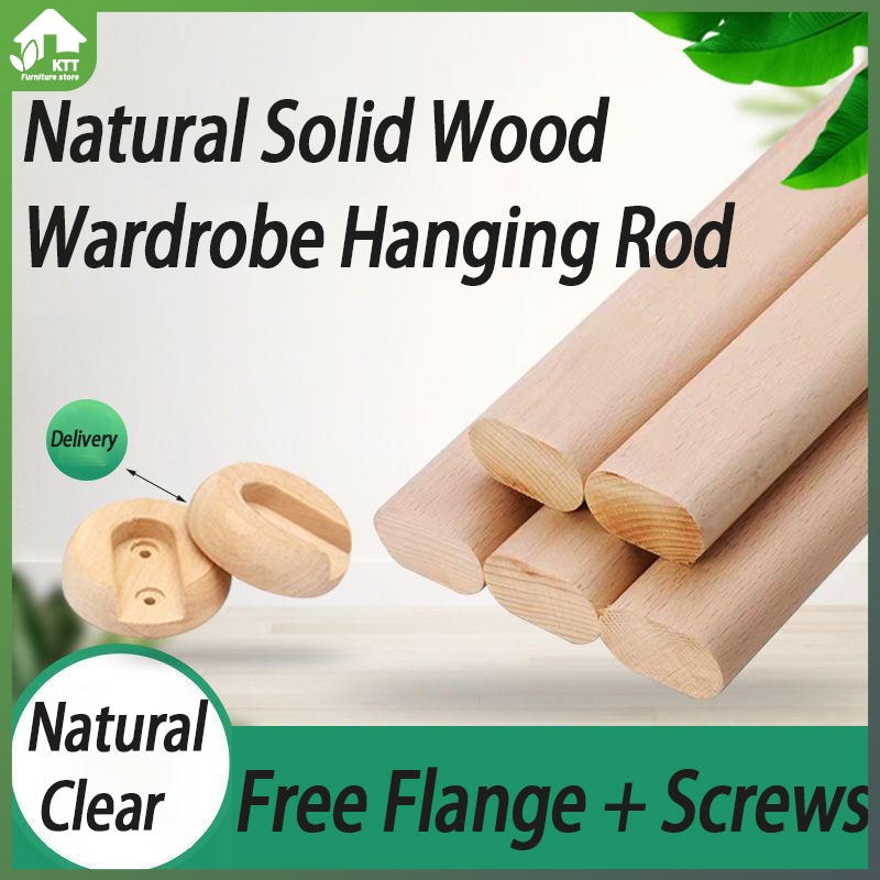 Clothes Hanger R od Camphor Wood Solid Wood Clothesline Pole Clothes ...