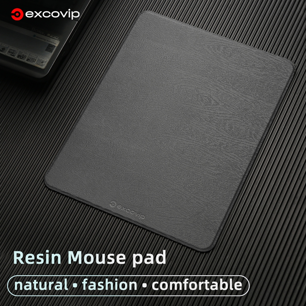 Excovip Resin Mouse Pad Black grey | Shopee Singapore