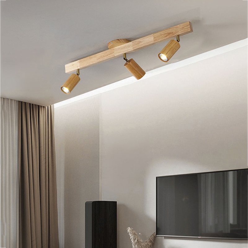 Japanese Log Led Track Light Dining Light Restaurant Light Modern ...