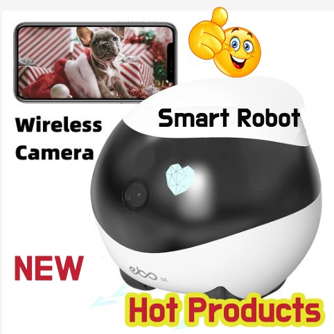 【SALES 【Long battery life】】 NEW Ebo SE Smart Robot WiFi Smart Home CCTV ...