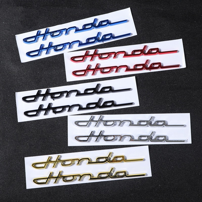 1 pair Honda Emblem Latina CRV Accord CIVIC CITY FIT Rear trunk emblem ...