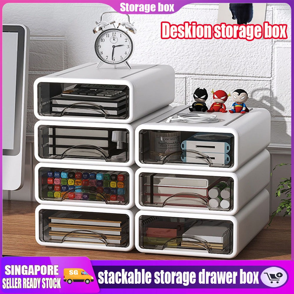 SG Spot goods Stackable Deskion storage box Drawer Box/Desktop ...