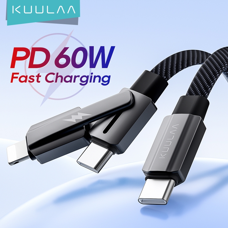 KUULAA USB C-cable three in one USB-C cable 60W USB-C charger cable ... KUULAA USB C-cable three in one USB-C cable 60W USB-C charger cable ...