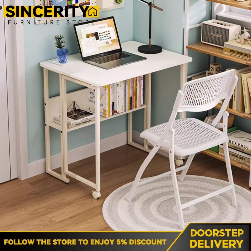 Movable Computer Desk Folding Table Home Use Simple Student Desk ...