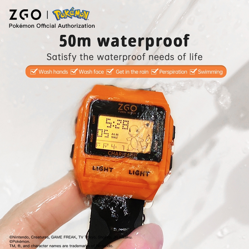 ZGO x Pokémon Co-Branded High appearance level Little Fire Dragon Watch ...