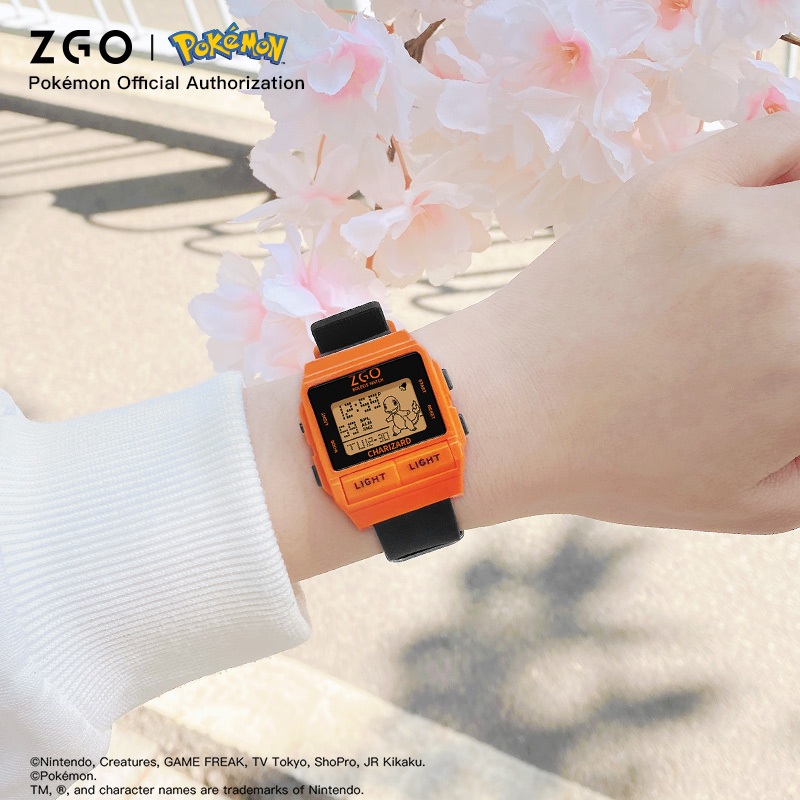 ZGO x Pokémon Co-Branded High appearance level Little Fire Dragon Watch ...