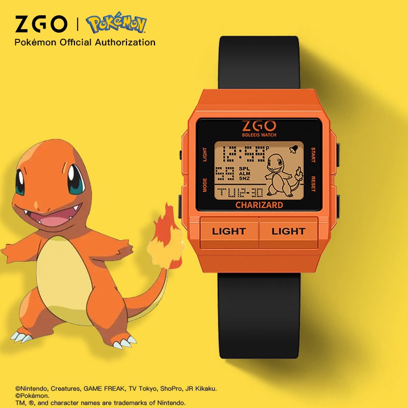 ZGO x Pokémon Co-Branded High appearance level Little Fire Dragon Watch ...