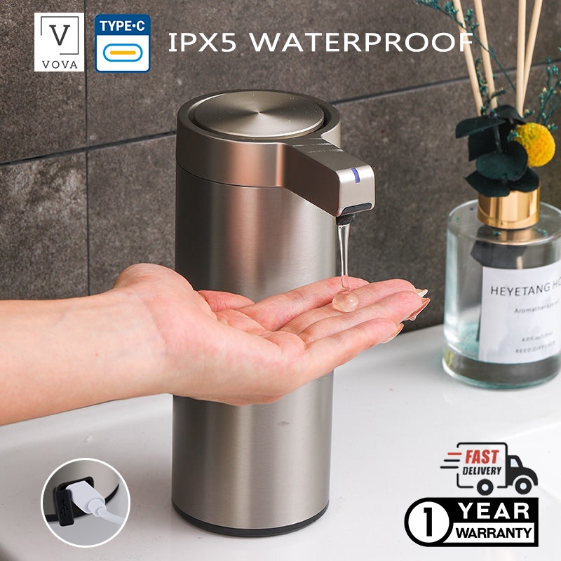 🔥SG Stock🔥 Automatic Intelligent Sensor Liquid Soap Dispenser 270ML ...
