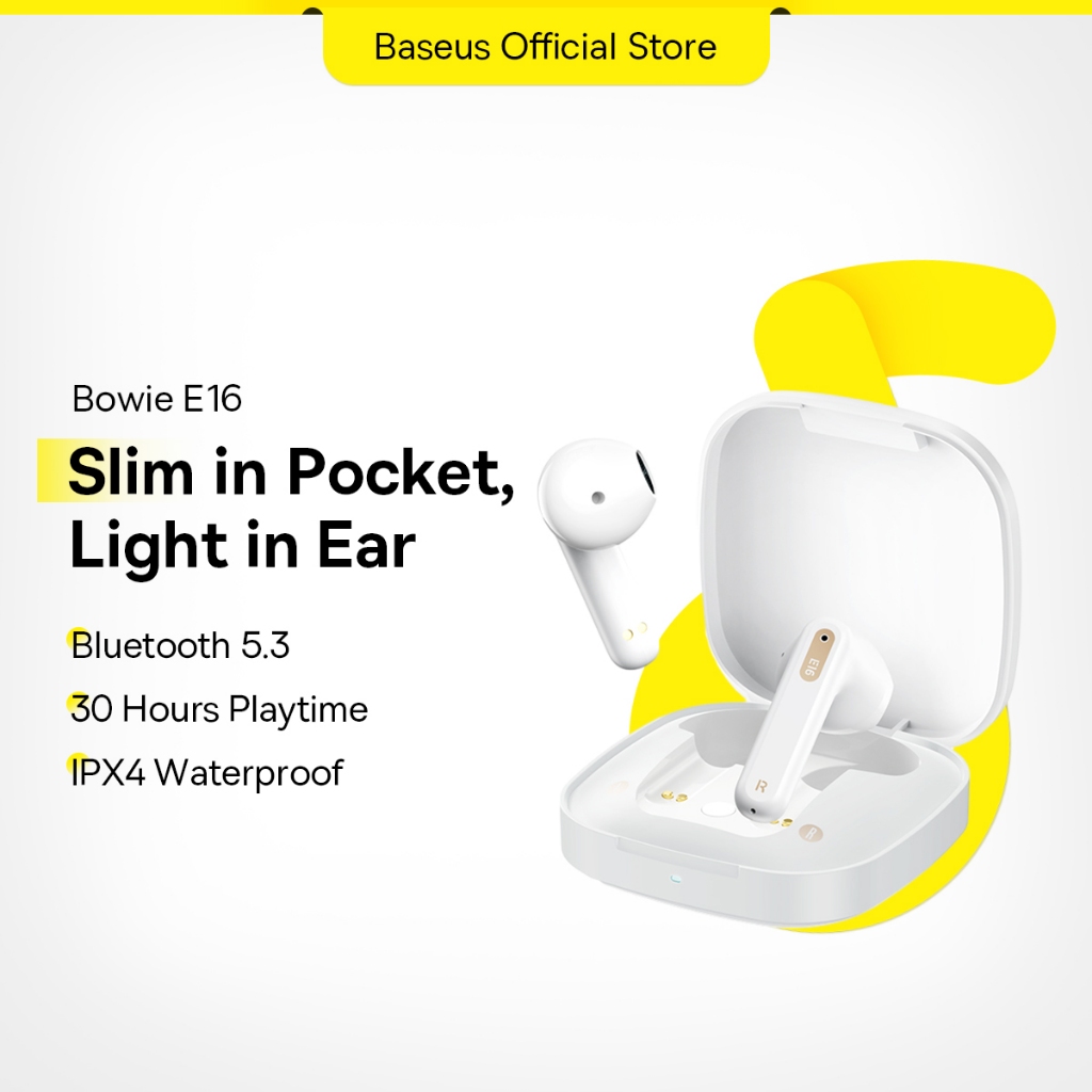 Baseus TWS E16 Wireless Earphones Bluetooth Hearphones Sport Earbuds ...
