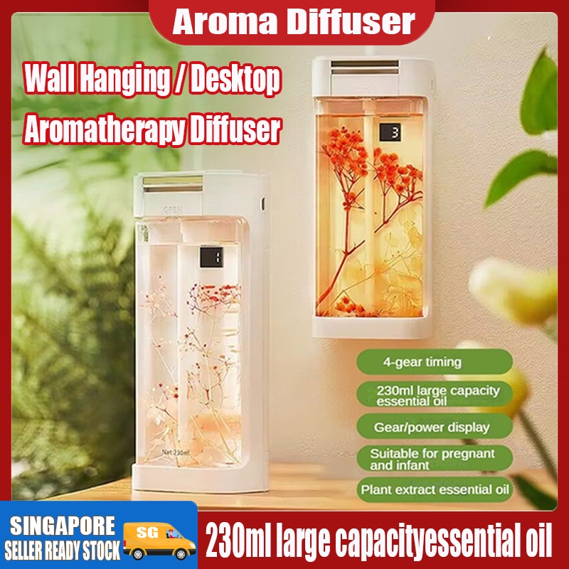 230ML Natural Essential oil Aroma Diffuser Humidifier | Shopee Singapore