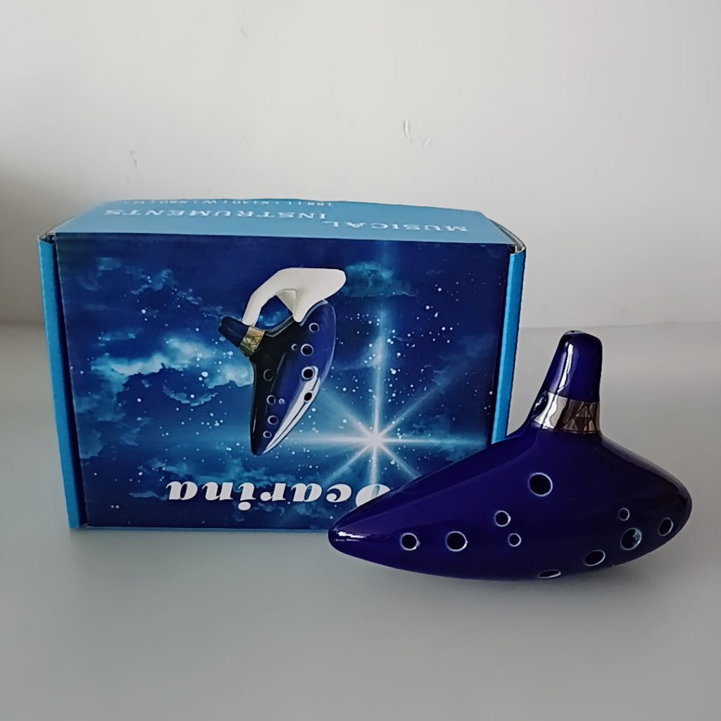 12 Holes Ocarina Ceramic Alto C Vessel Flute Wind Legend of Zelda ...