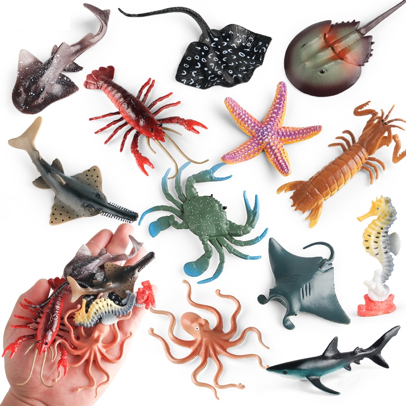 Underwater World Mantis Shrimp Crab Shark Devil Fish Hippocampus ...