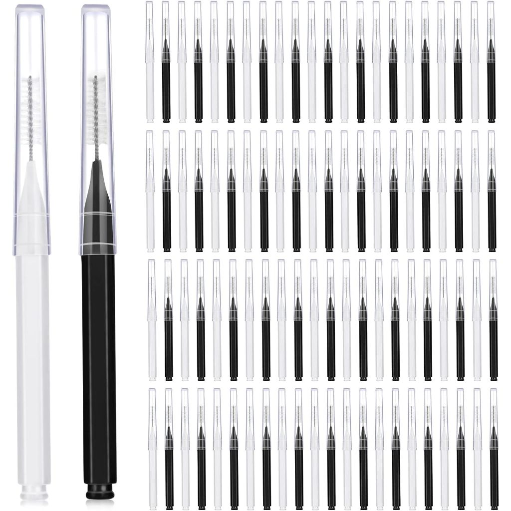 60Pcs Interdental Brushes Mini Eyebrow Brush | Shopee Singapore