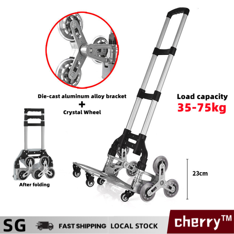 [SG stock] Multipurpose Heavy Duty Trolley Foldable Climb Stairs ...