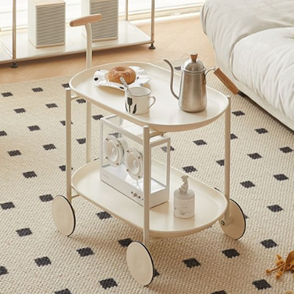(SG Stock)Moon Gellyfish/ Nordic Creative Trolley Mobile Dining Cart ...