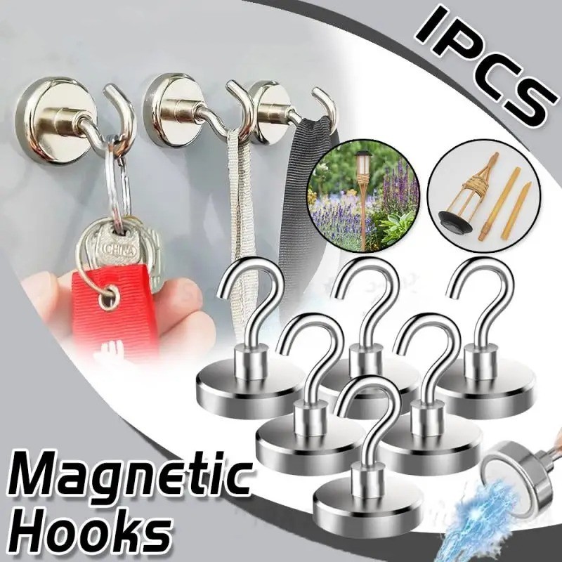 [SG Local] Strong Magnetic Hooks Multi-Purpose Storage Hooks Home ...