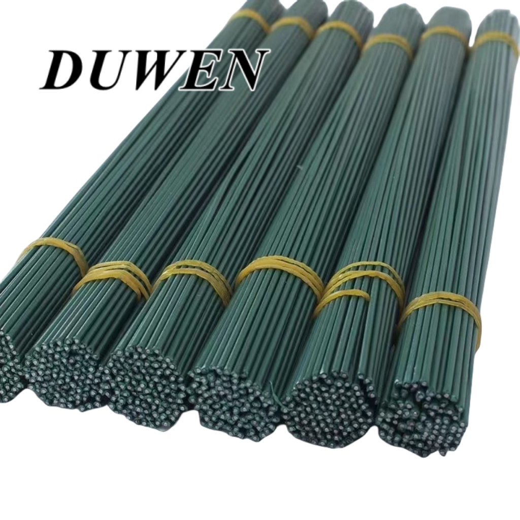 20pcs 30/40cm Green Flower Stem Sticks DIY Floral Material Handmade ...