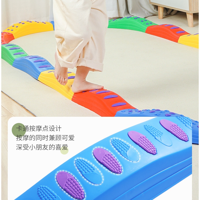 Stepping Stone Single-Plank Bridge Step On The Tactile Balance Board ...