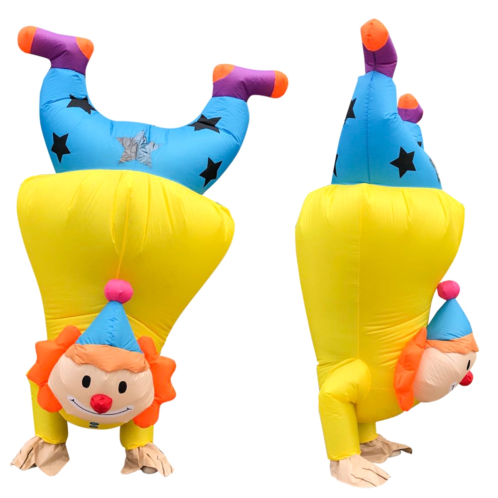 Inverted Clown Inflatable Costume Adult Strange Odor Clown Inflatable ...