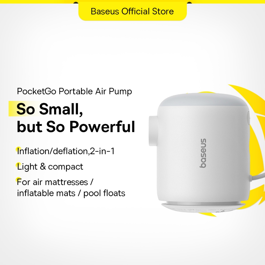 Baseus Portable Wireless Air Pump Electric Air Compressor for Air ...