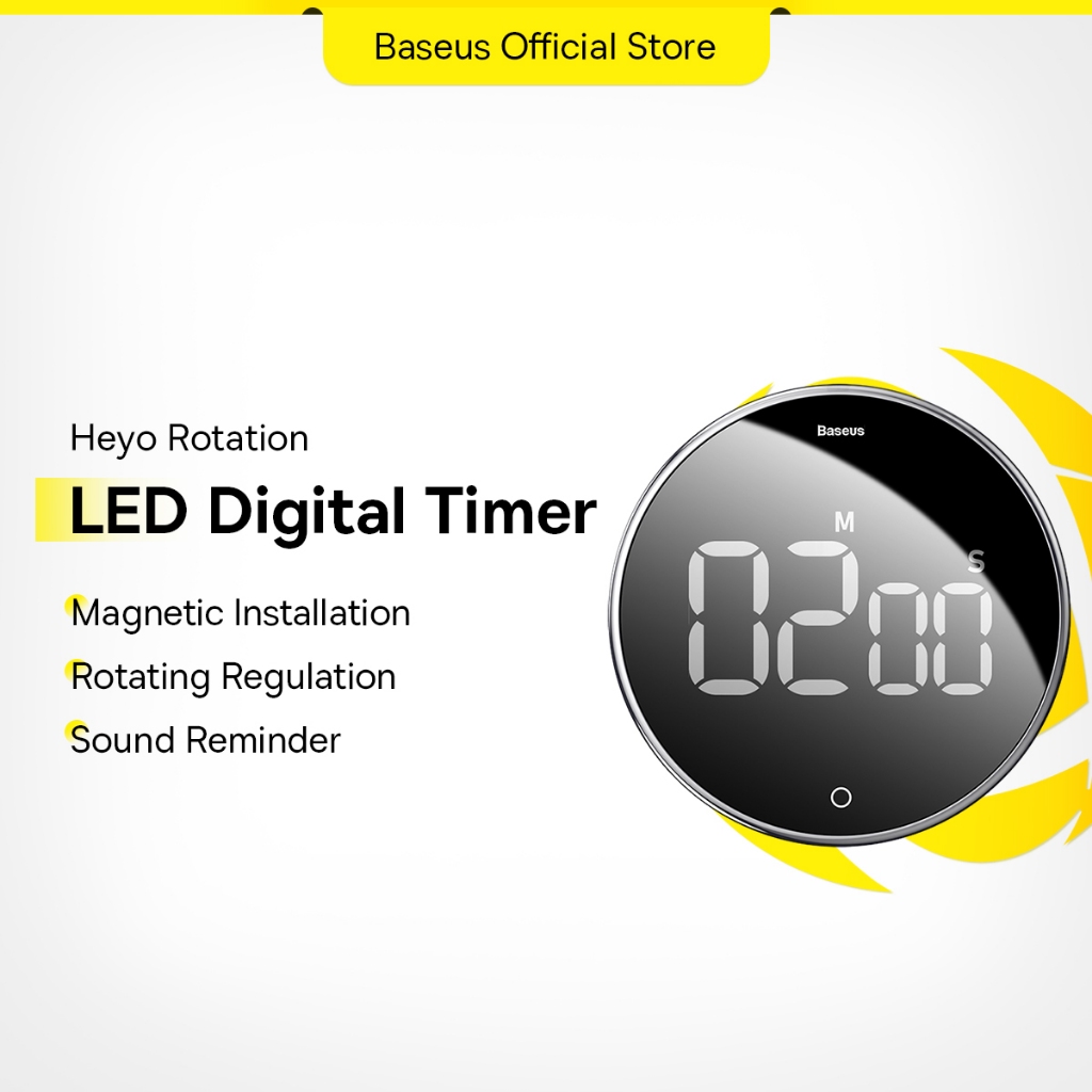 Baseus LED Digital Kitchen Timer Manual Countdown Kitchen Timer ... Baseus LED Digital Kitchen Timer Manual Countdown Kitchen Timer ...
