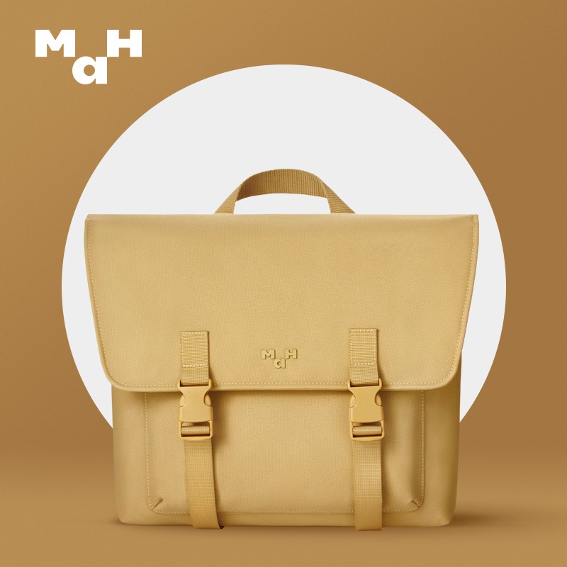 MAH 3008 Oli Rattan Yellow Trendy Backpack Leisure Cambridge Bag 13 ...