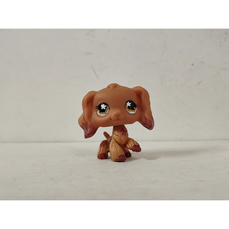 LPS Action Figure littlest pet shop Brown spaniel cocker dog #716 kid ...