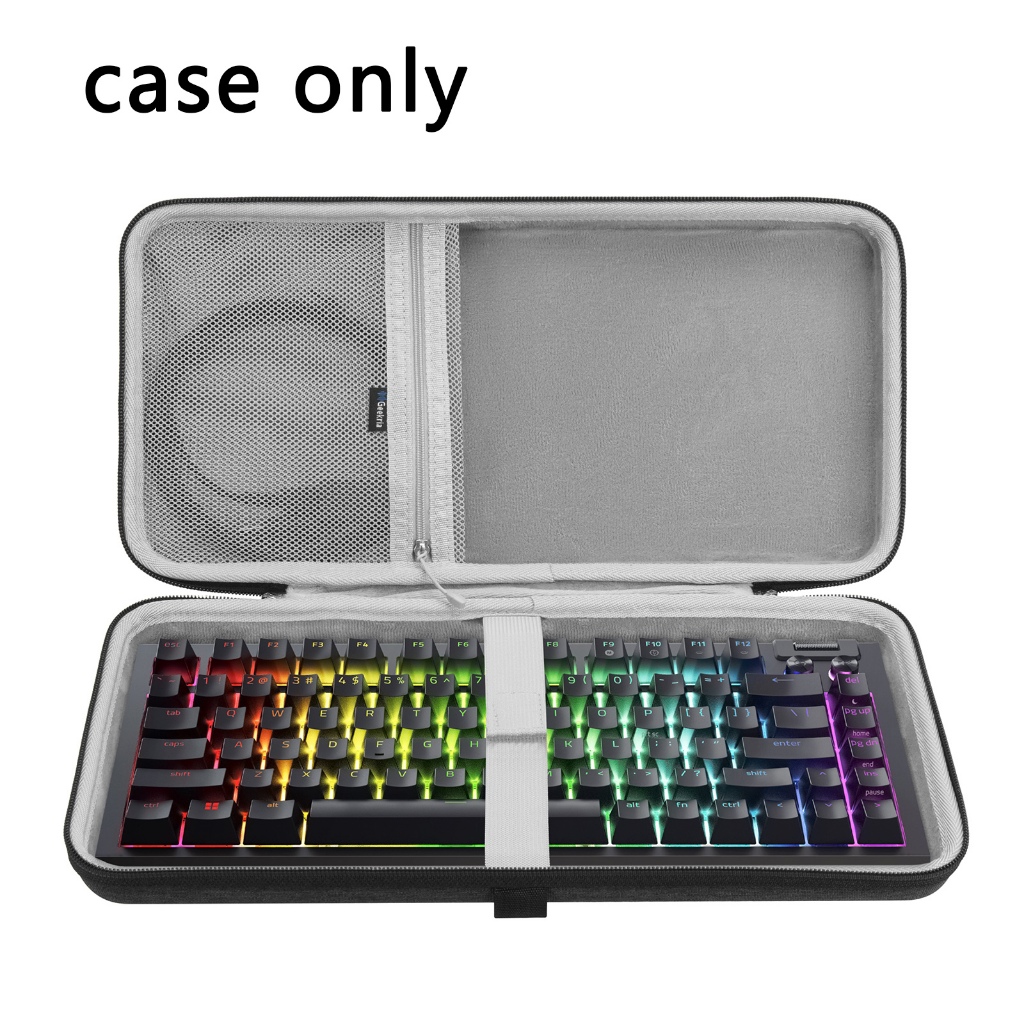 Geekria 75% Keyboard Case for 84 Key Wireless Keyboard, Compatible with ...