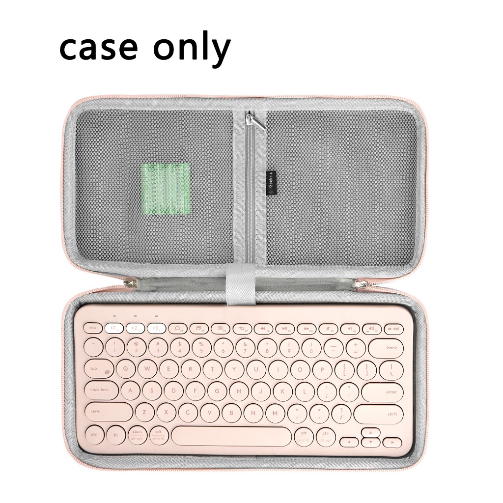 Geekria K380 Wireless Keyboard Case, Hard Shell Travel Carrying Bag ...