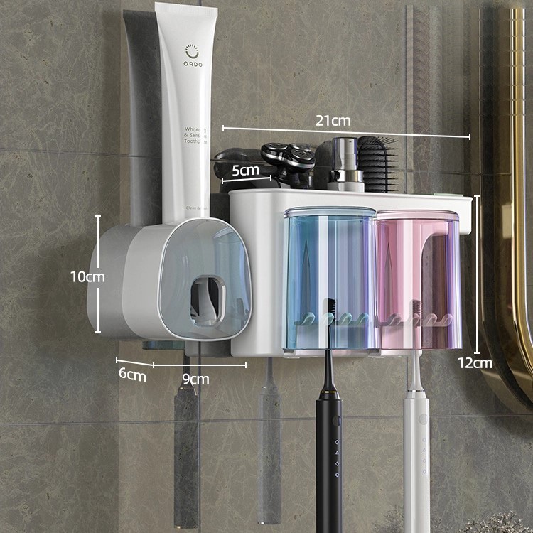Automatic Toothpaste Squeezer Set Wall-mounted Toothpaste Holder ... Automatic Toothpaste Squeezer Set Wall-mounted Toothpaste Holder ...